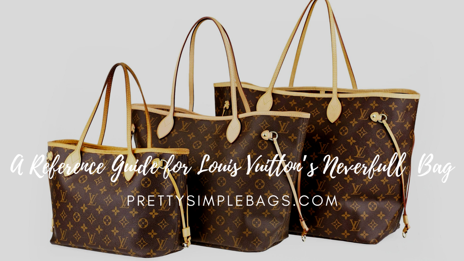 A Reference Guide for Louis Vuitton’s Neverfull PM/MM/GM Bag - Pretty ...